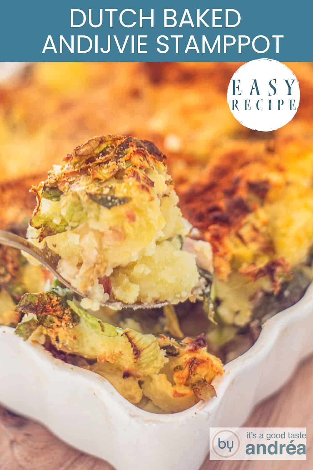 Dutch Baked Andijvie Stamppot (Endive Mash) - By Andrea Janssen